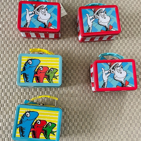 Dr. Seuss | Toys | Dr Seuss Vintage Mini Lunch Boxes | Poshmark